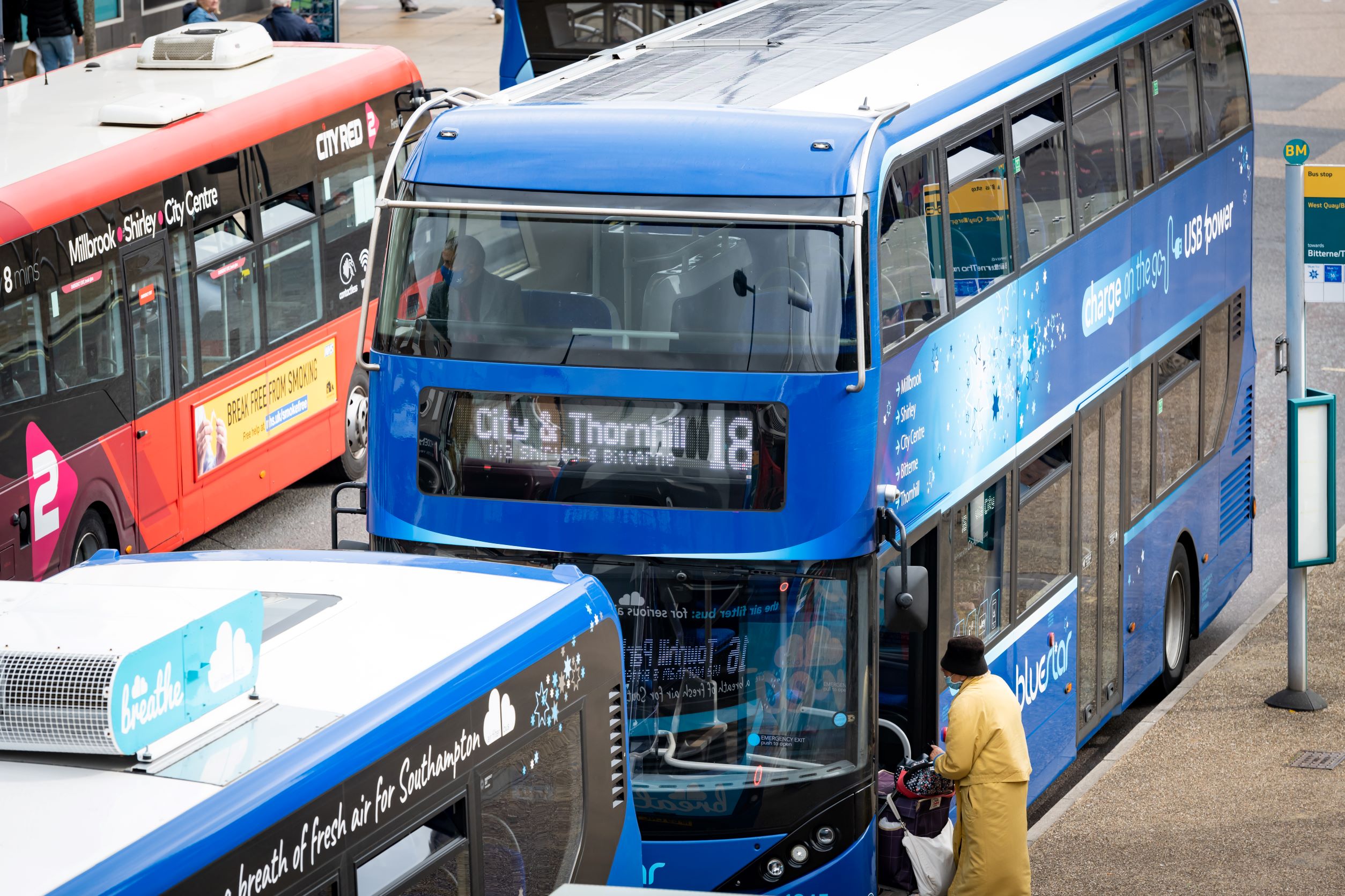 Bluestar Steps In Following News That First Bus Is To Leave Southampton